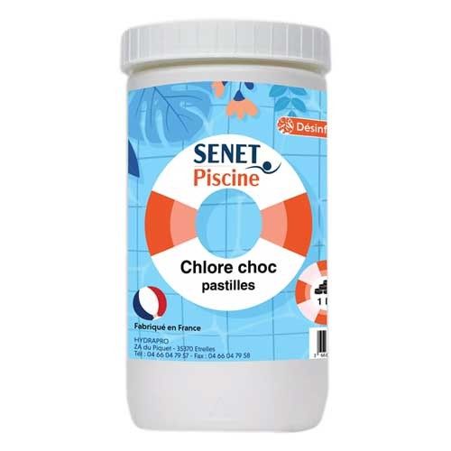 Chlore choc pastilles 20 gr - 1 kg Senet Spa